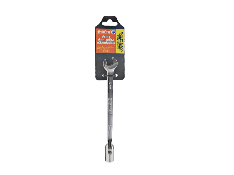 ประแจปากตายข้าง/บล็อคข้ออ่อน META META adjustable combination socket ...
