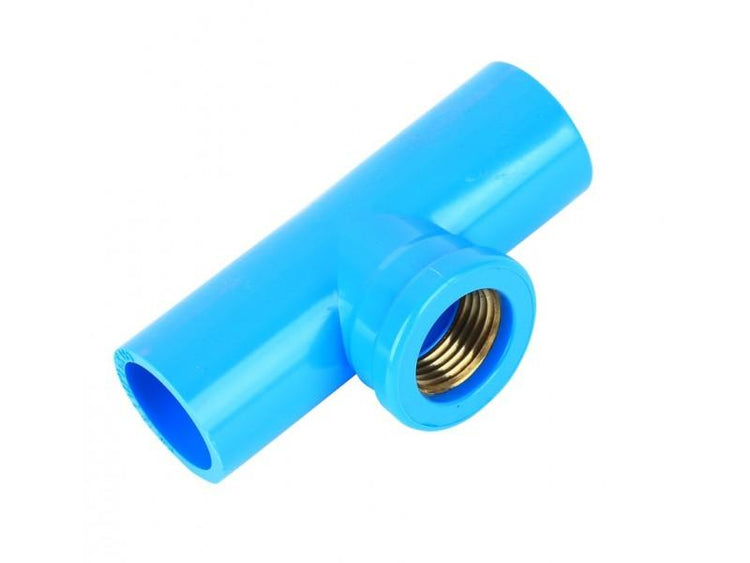 ข้อต่อสามทาง PVC เกลียวใน ทองเหลือง ตรา CK 1/2นิ้ว Brass Thread PVC ...