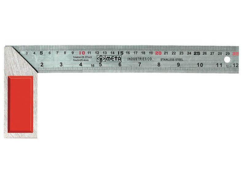 ฉากวัดไม้หน้าใหญ่ META META tri square ruler | ABLETOOLThailand.Com